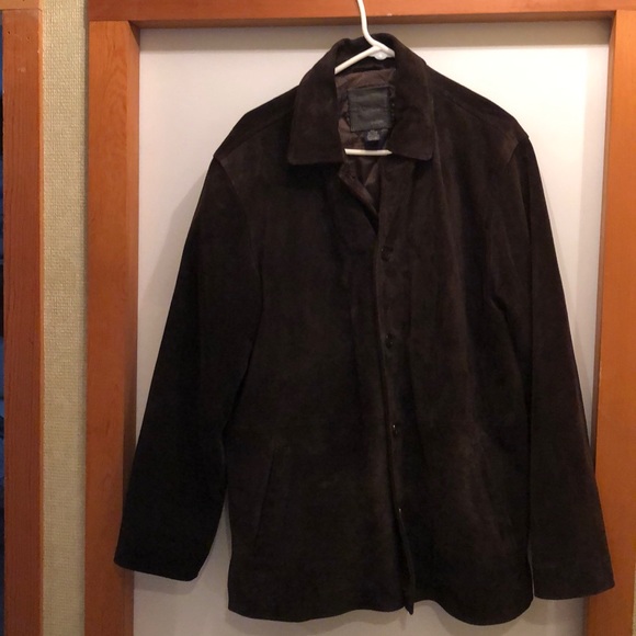 J. Crew | Jackets & Coats | Mens Jcrew Brown Suede Jacket | Poshmark